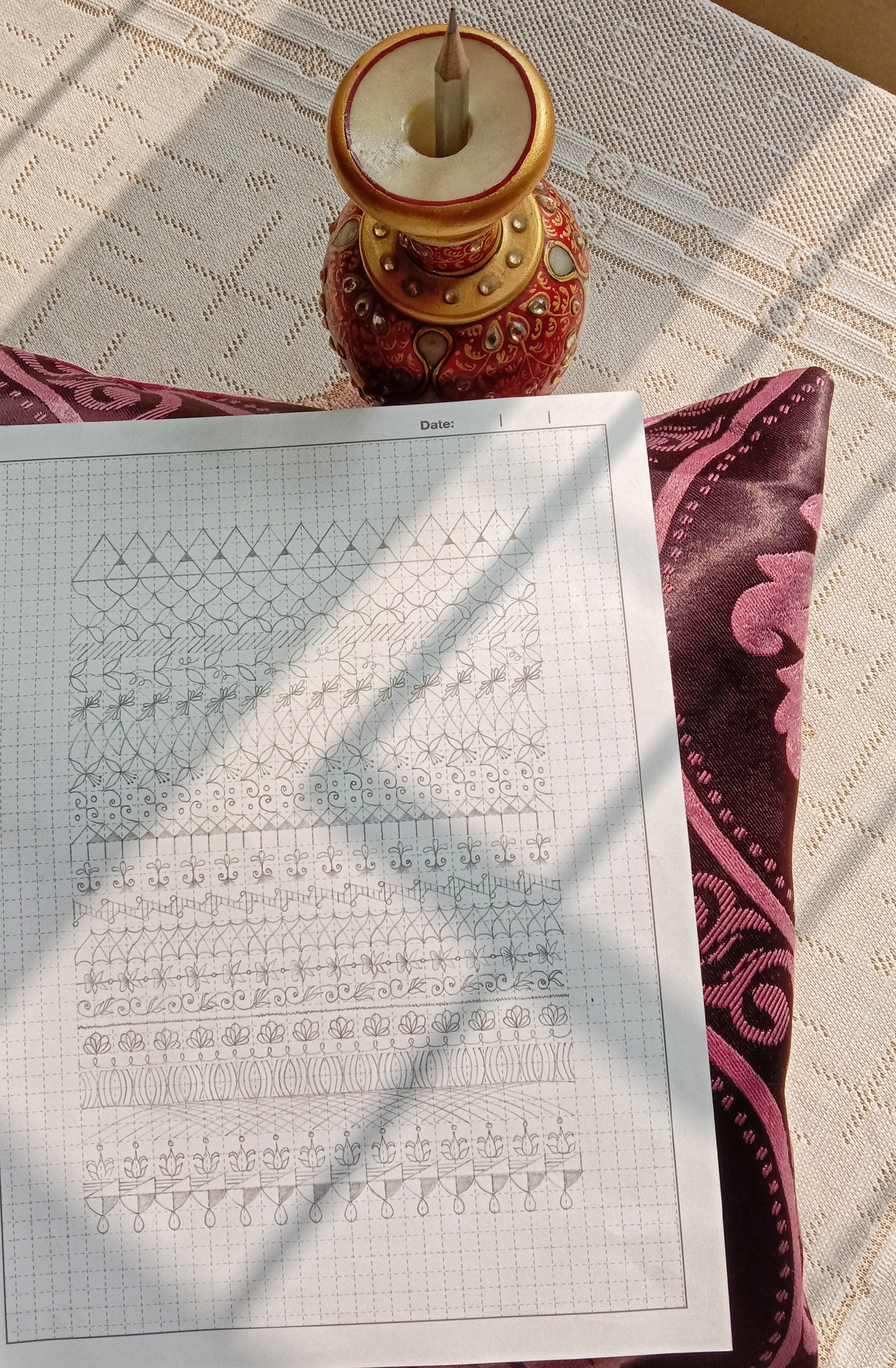 art pattern worksheet